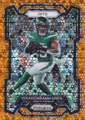 2023 Panini Prizm Orange Disco Israel Abanikanda Rookie Card #379 New ...