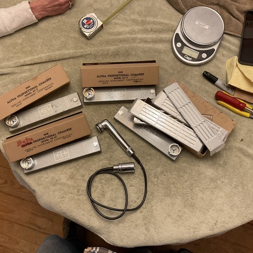 Lot Eberline Geiger Counter Radiation Detector Probe Alpha Beta Chamber ...