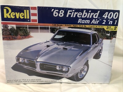 REVELL '68 FIREBIRD 400 RAM AIR 2 IN 1 MODEL KIT **FACTORY SEALED BOX ...