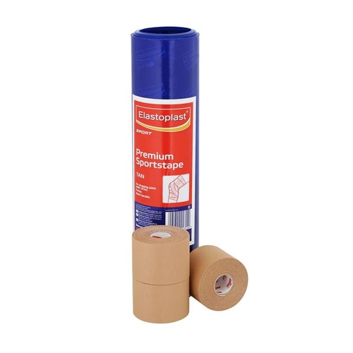 Elastoplast Sport Premium Rigid Strapping Tape Tan - 5cm x 13.7m - 6 ...