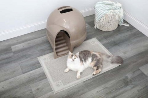 Petmate Booda Dome Clean Step Enclosed Cat Litter Box, 95% Recycled ...