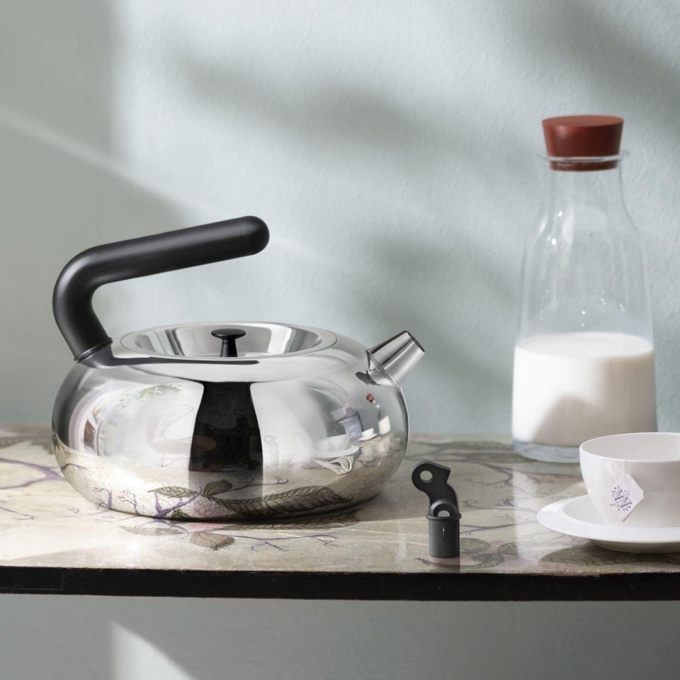 Alessi AC100 Bulbul Limited Edition Stainless Steel Stovetop Kettle ...