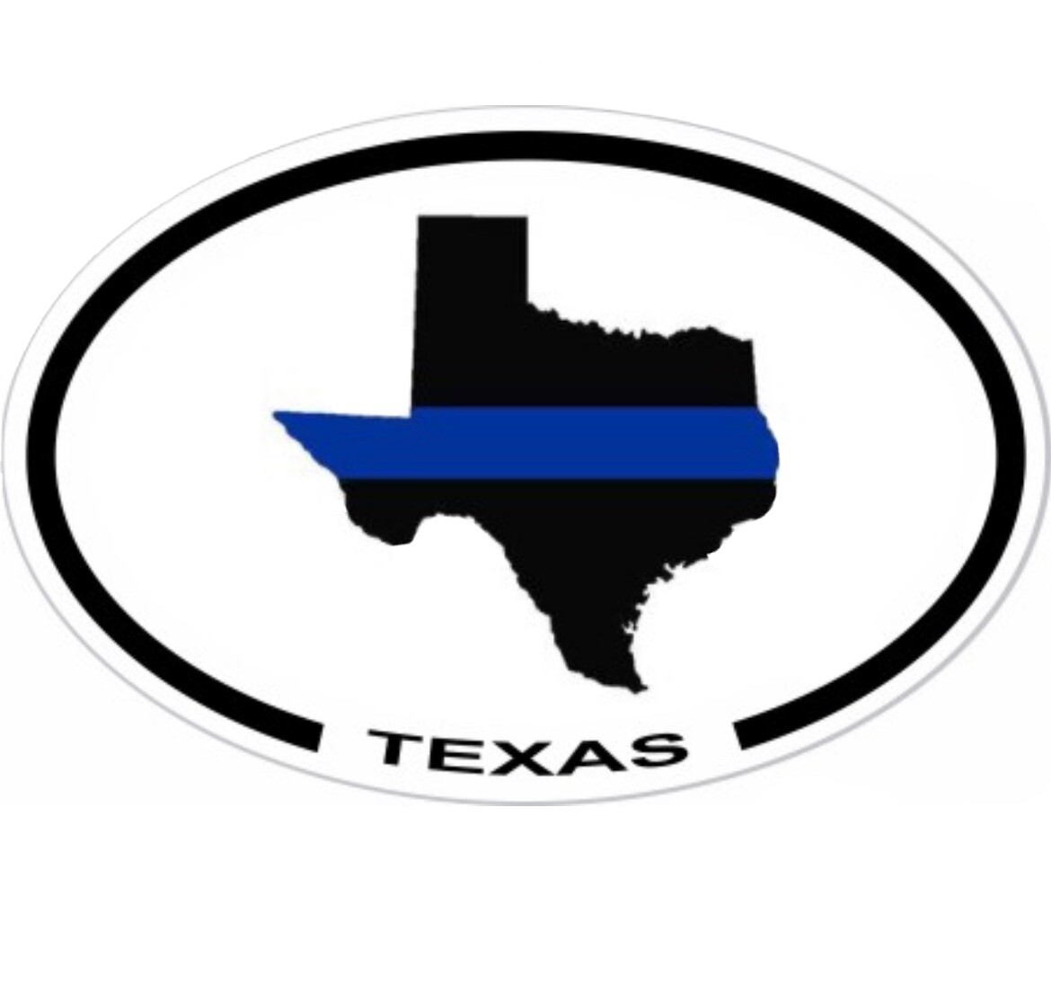 USA Thin Blue Line Texas State Police Sticker | eBay