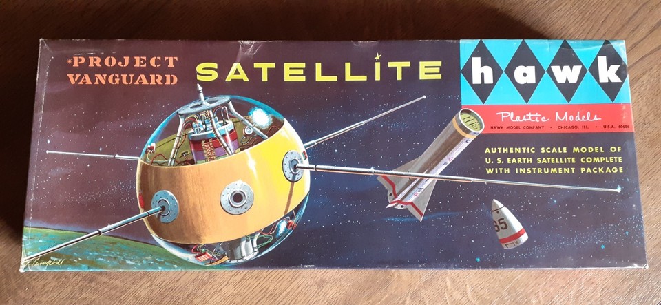 Hawk Project Vanguard NASA Satellite 1958 kit Aurora Airfix Monogram ...