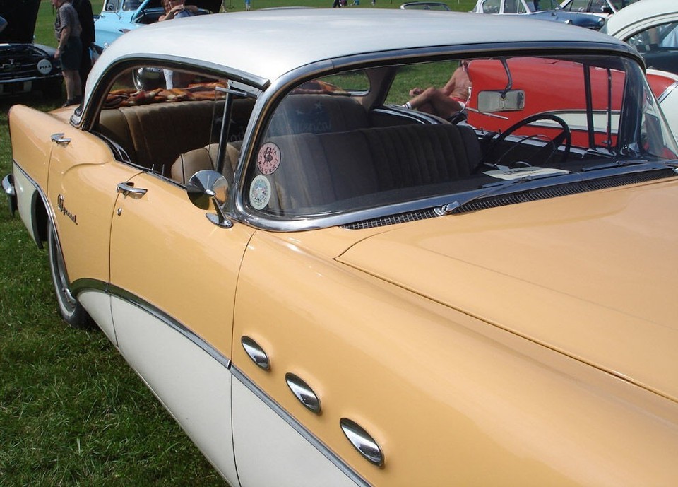 Pair Classic Car Longbase Door Wing Mirrors WINGARD RETRO universal ...