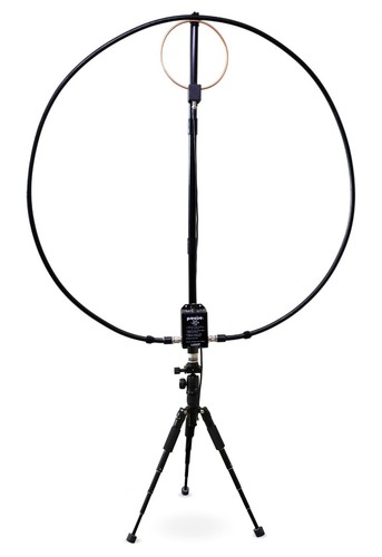 Portable HF magnetic loop antenna with balun DELUXE HG-1 PreciseLOOP ...