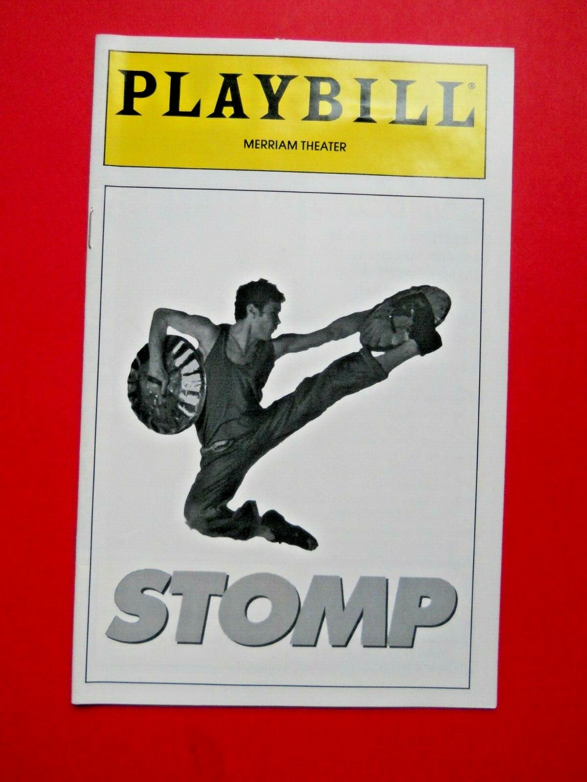 January 1996 - The Merriam Theatre Playbill - Stomp - with ticket | eBay