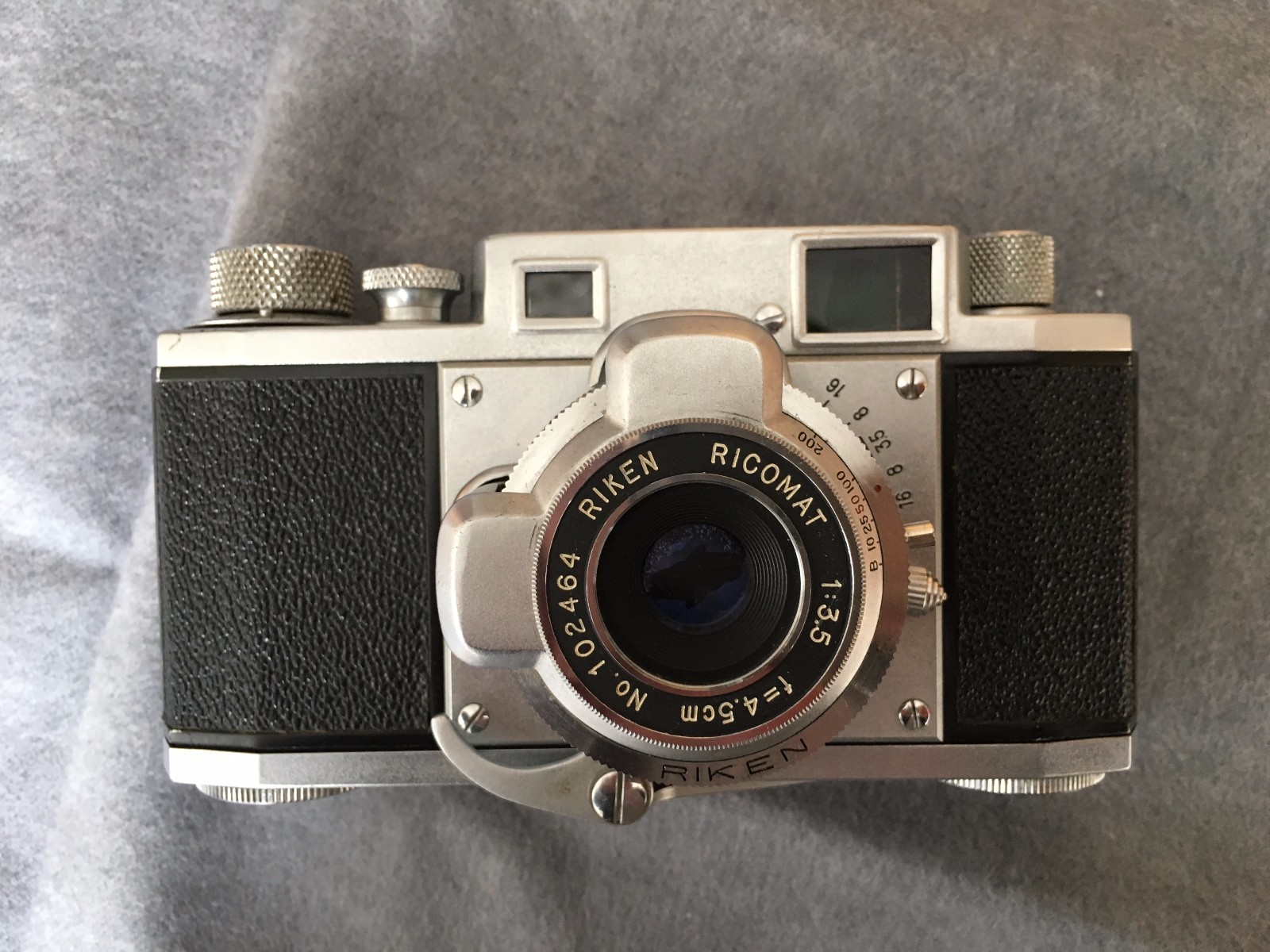 Vintage Riken Ricoh 35 Rangefinder Camera & Origina Ricomat Lens | eBay