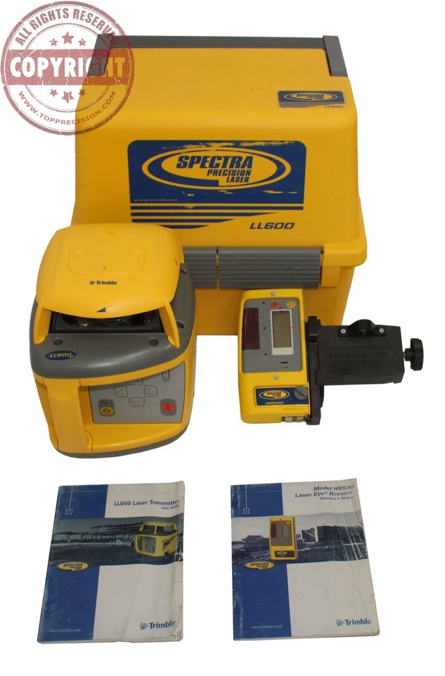 SPECTRA PRECISION LL600 SELF LEVELING ROTARY LASER LEVEL,TOPCON,TRANSIT ...