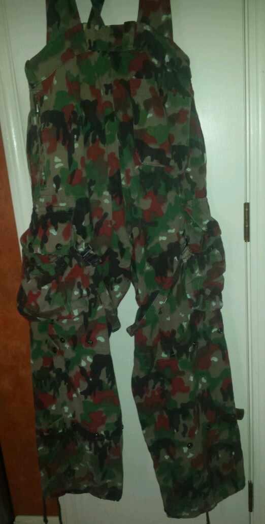 VINTAGE SWISS ALPENFLAGE CAMO COVERALLS MILITARY Hunt… - Gem