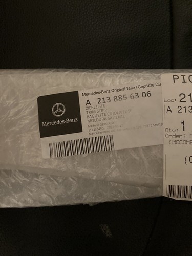 GenuineOem Bumper Trim Molding Front Driver Left Side for Mercedes ...