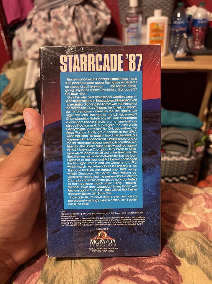 WWE AEW TNA WWF WCW TNA NWA - Starrcade 87 - Chi-Town Heat (VHS, 1988 ...