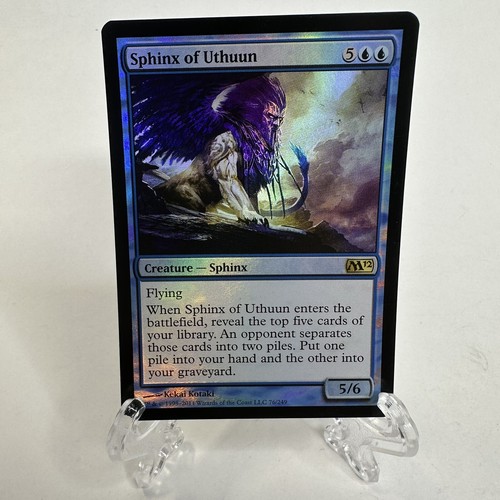 Sphinx of Uthuun Foil Rare Card 2012 Core Set M12 Magic the Gathering ...