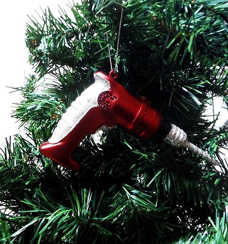 CHRISTMAS POWER DRILL ORNAMENT. POWER TOOLS ORNAMENT. CHRISTMAS ...