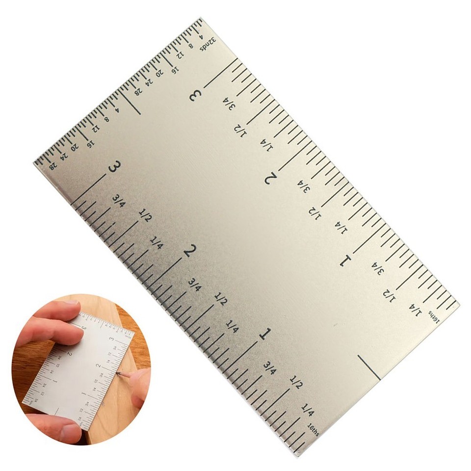 Compact 3 54 Inch Square Edge Ruler for Corner Alignment and ...