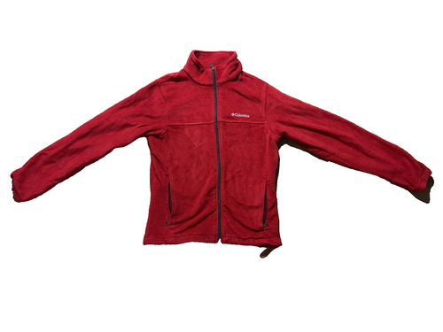 COLUMBIA Fleece Long Sleeve Zip Close Jacket With Pockets (Size: M ...