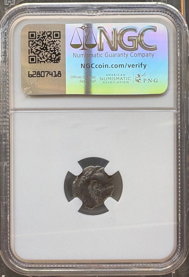 Gaul, Central - Aedui, c.100-50 BC - AR Quinarius - NGC CF - Obverse ...