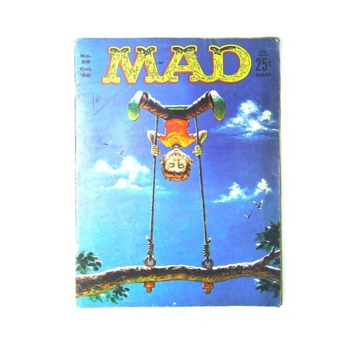 Mad #58 - 1952 series E.C. comics VG minus Full description below [k ...
