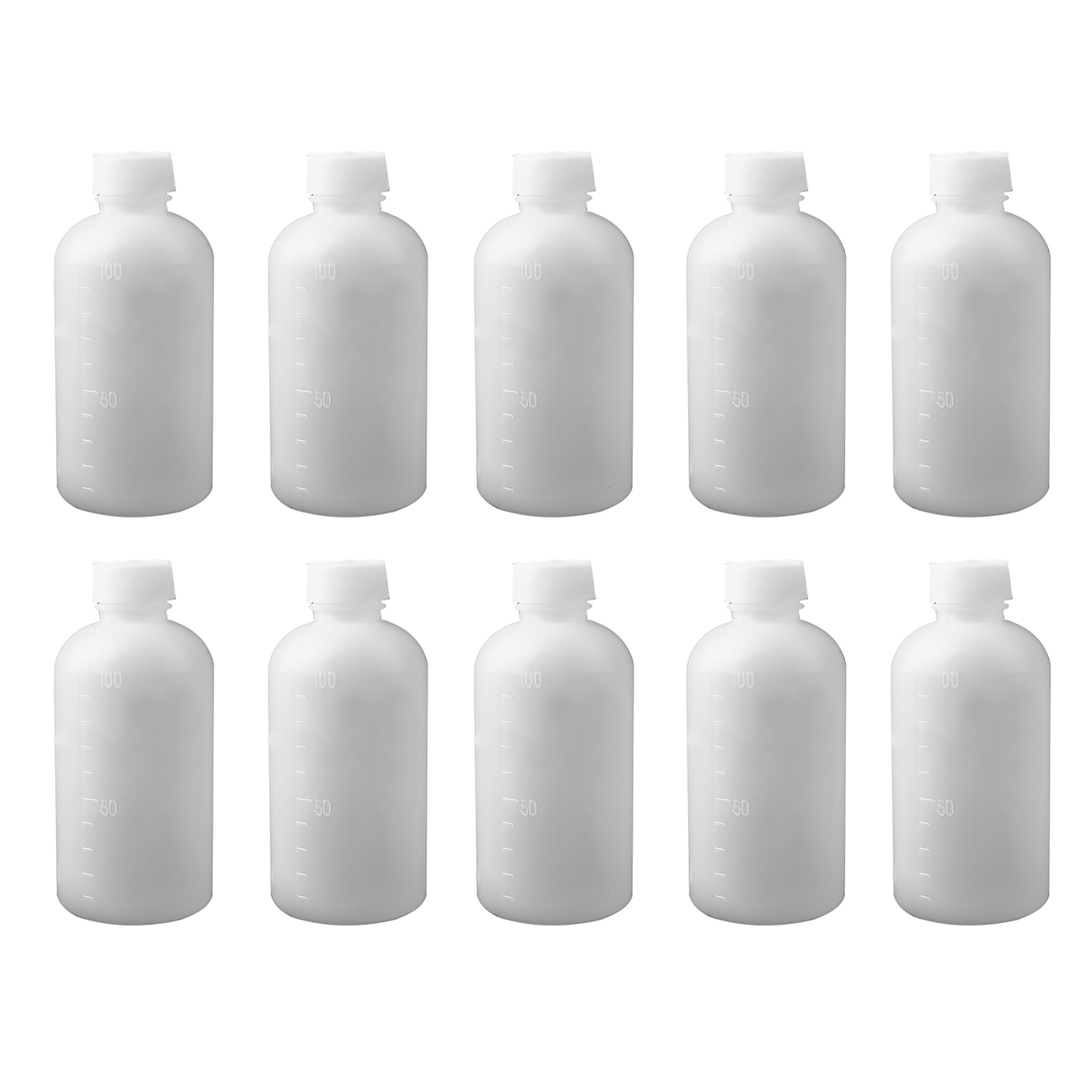 10pcs Plastic Bottles Containers Convenient Portable Leak Proof ...