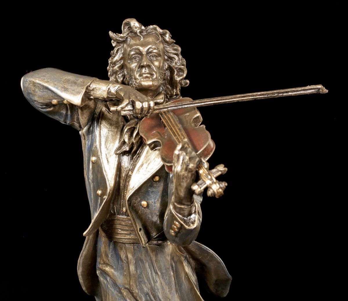 Niccolò Paganini Figur - Veronese Statue Bronze-Optik Musiker Geige | eBay