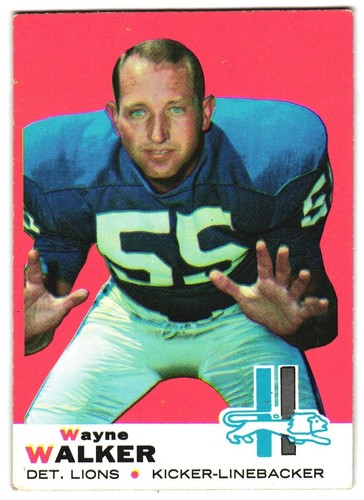 Wayne Walker 1969 Topps NFL Football Card # 54 | eBay