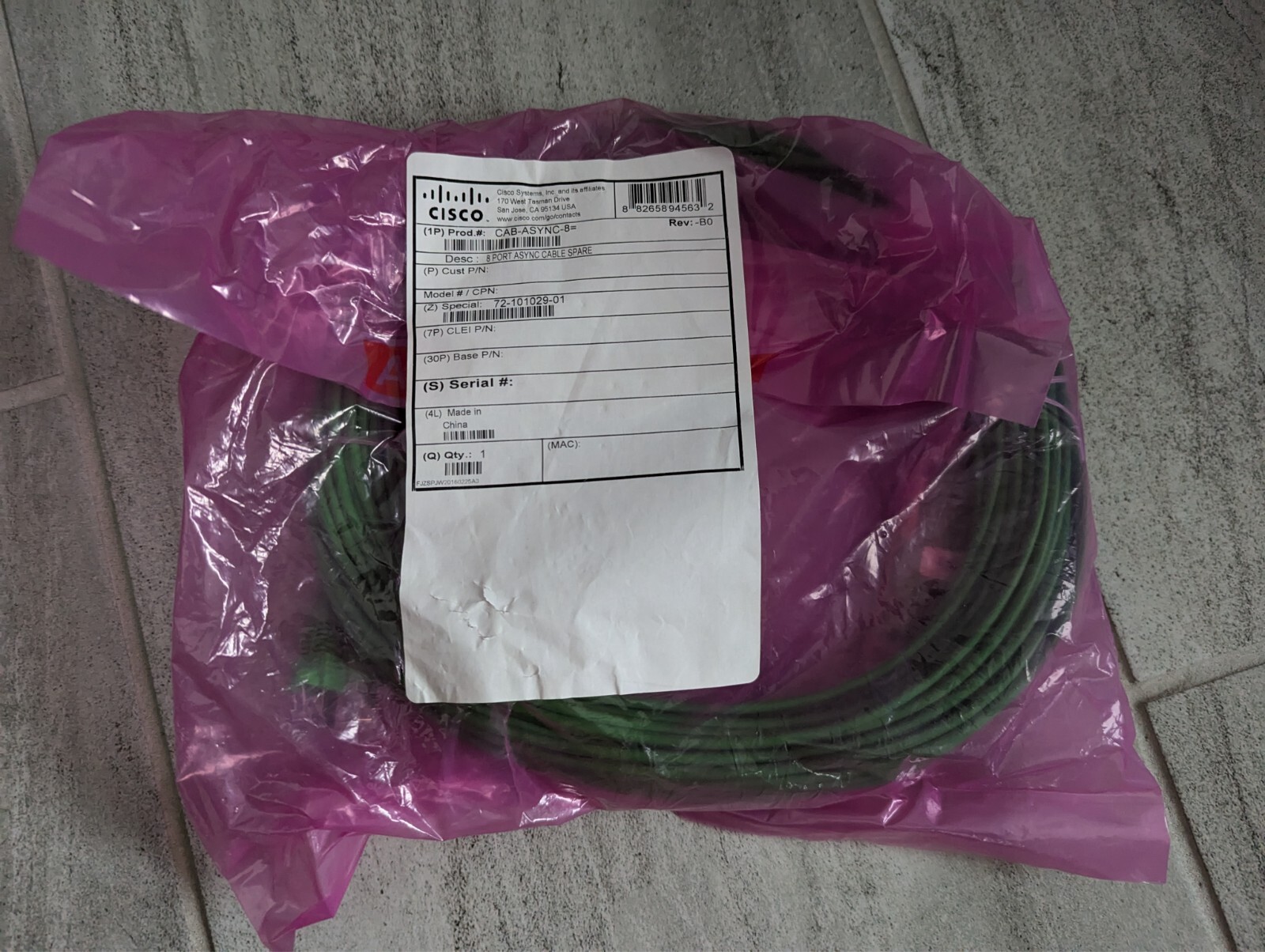 Cisco CAB-ASYNC-8= (72-101029-01) Serial Cable for sale online | eBay