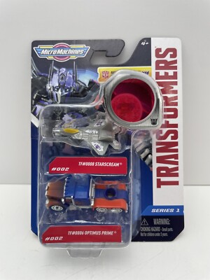 Micro Machines Transformers 2-Pack #002 Starscream / Optimus Prime ...