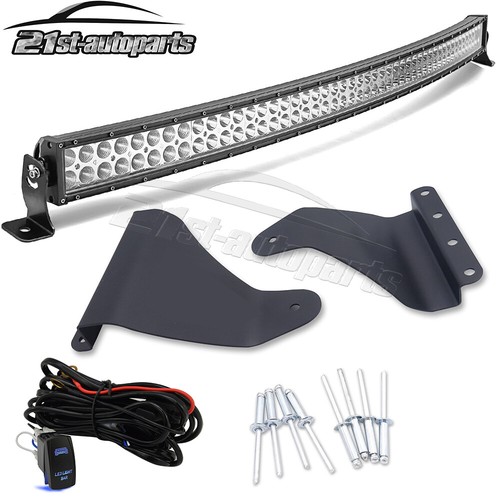 For 16+ Can-Am Defender 52'' Curved LED Light Bar Over Roof Mount ...