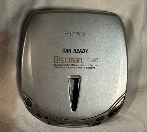 Sony Discman ESP2 D-E456CK Groove Portable CD Player Works Great Tested ...