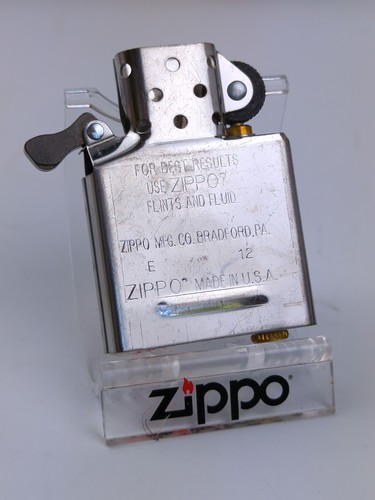 ZIPPO Chrome Plated REPLACEMENT Lighter INSERT - NEW, Never Fired ...