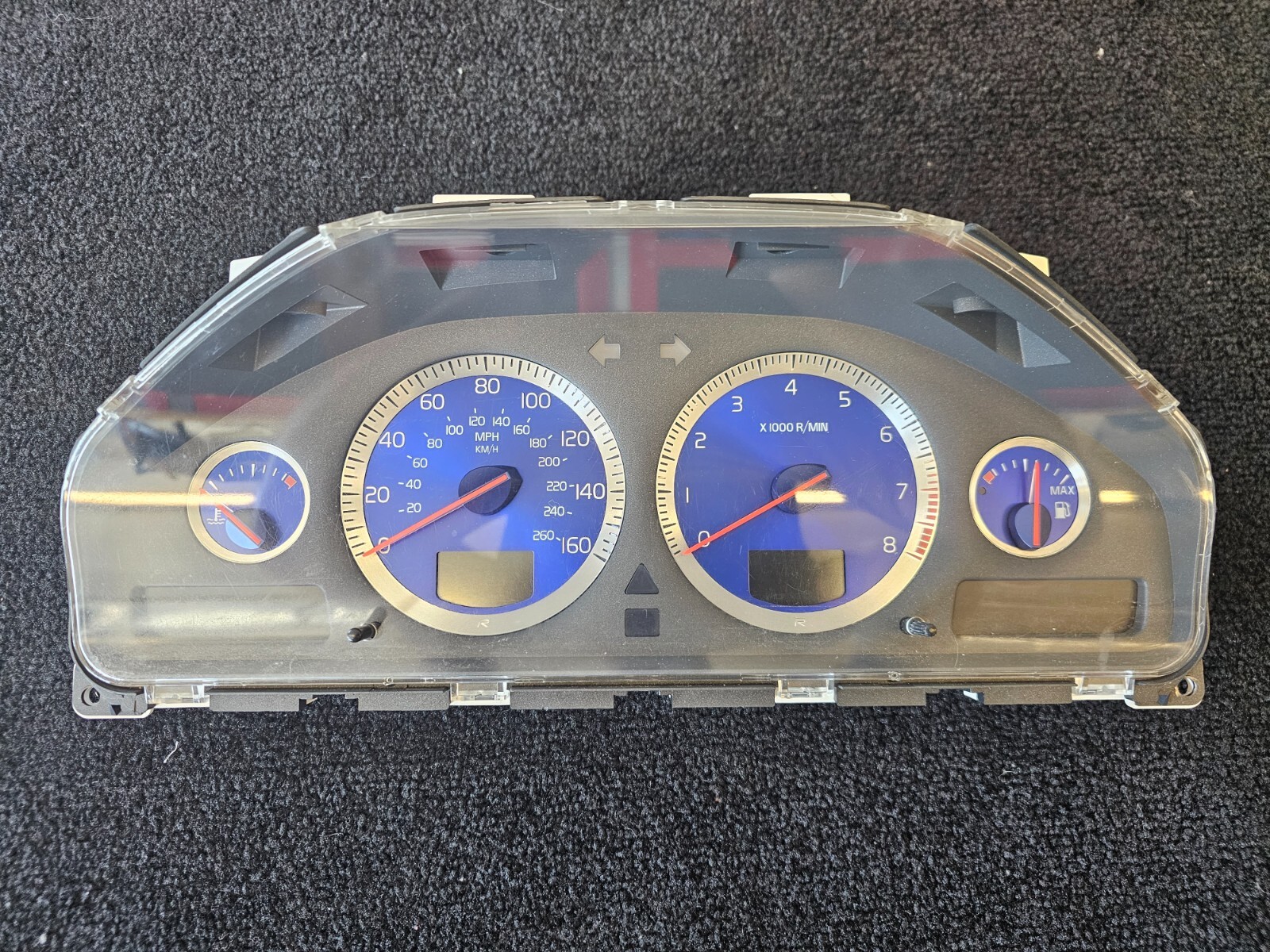 05-06 Volvo S60R V70R Instrument Cluster Speedometer 8602897 Blue ...