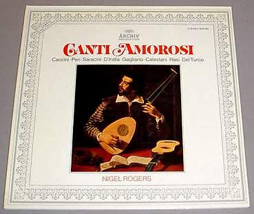 NIGEL ROGERS, TENOR IMPORT LP - CANTI AMOROSI | eBay