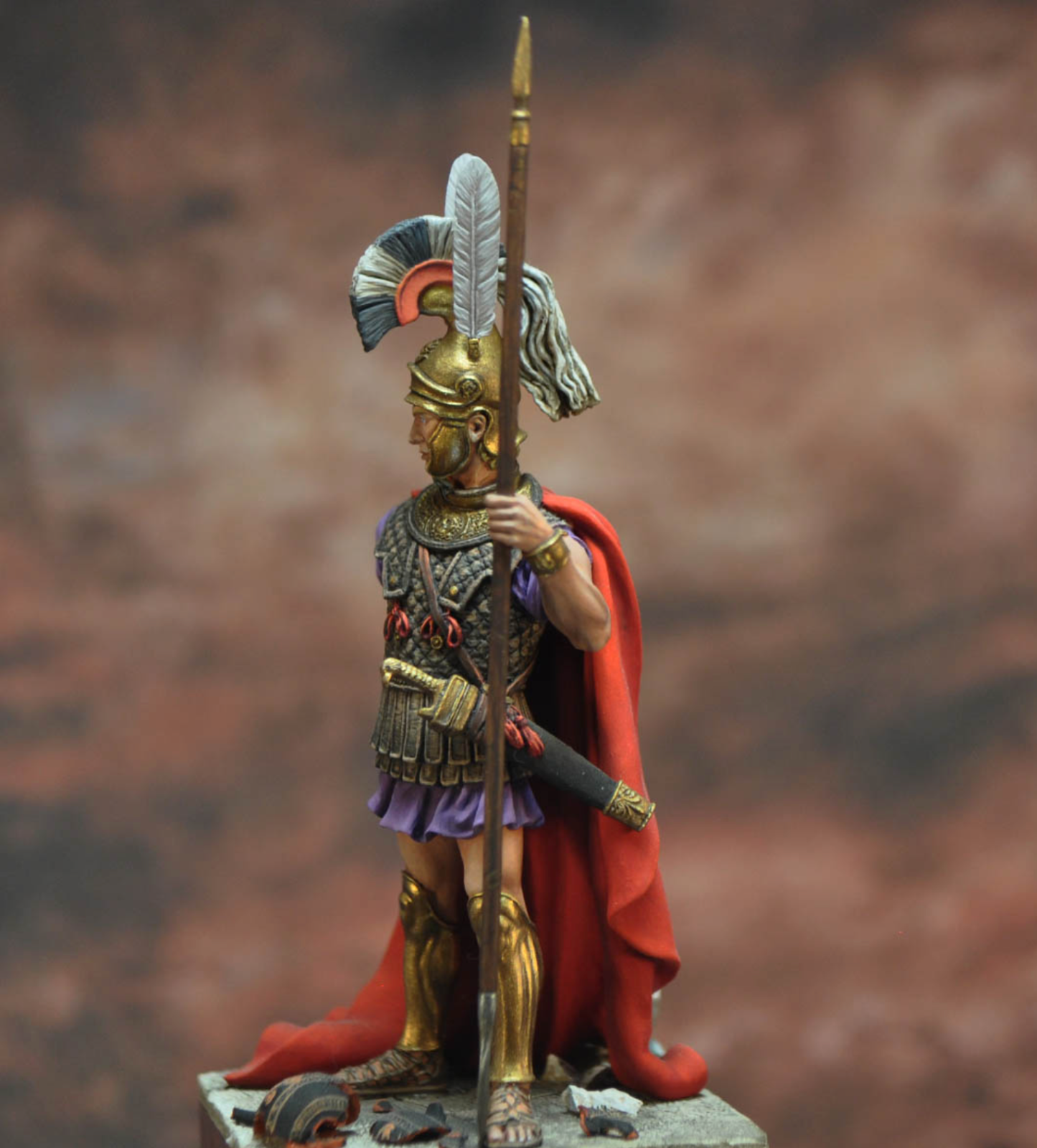 Alexander III of Macedon, Tebas 335 B.C. Painted Tin Toy Soldier Pre ...