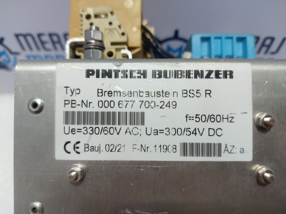 Pintsch Bubenzer 000677700-249 Bremsenbaustein BS5 R | eBay