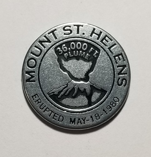 Mount St Helens NVM 36,000 FT Plume Token National Park Service ...