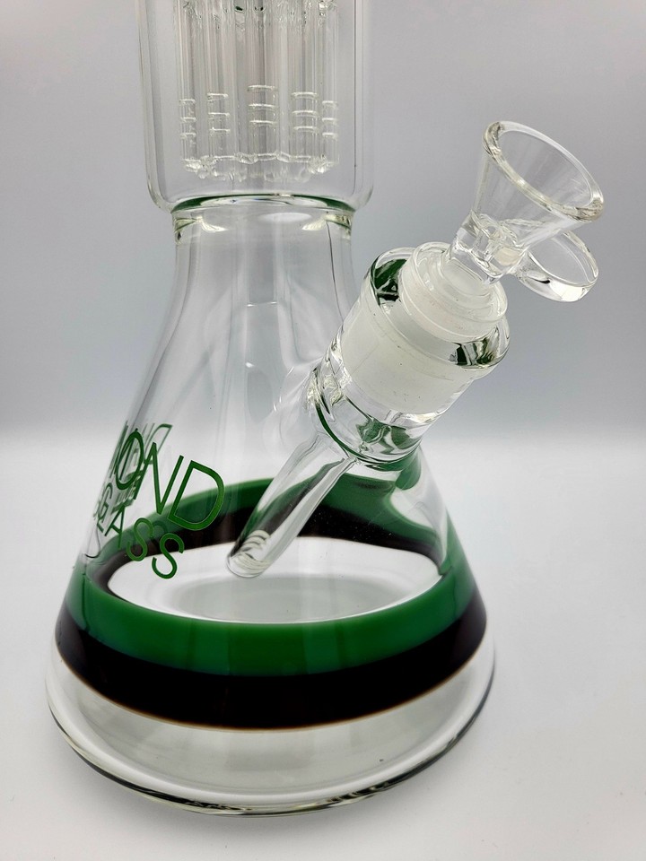 DG Diamond Glass 7mm Heavy Tree MultiArm Perk 17" Beaker Bong | eBay