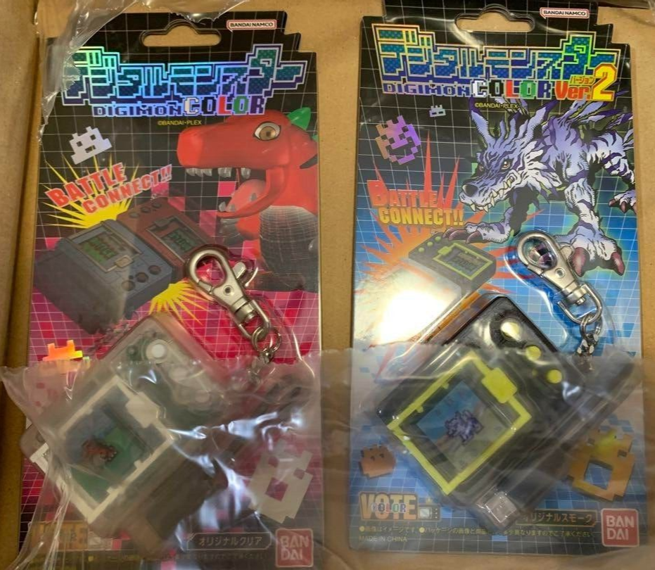 Digimon Color Ver1 Clear & Ver2 Original Smoke Set Digivice Vpet ...