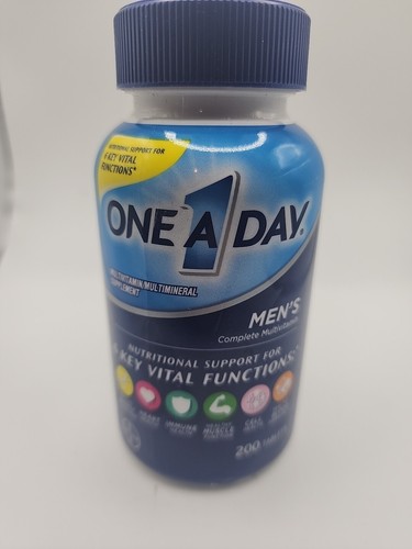One A Day Men's Complete Multivitamin 6 Vital Function Supplement - 200 ...