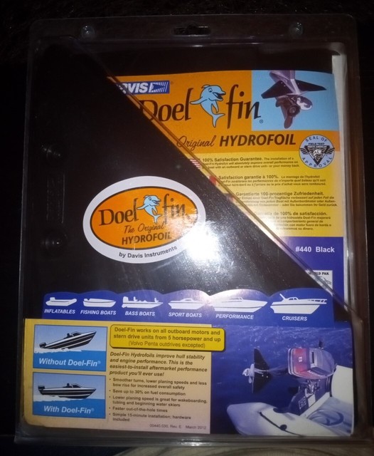 Davis Instruments Doel-Fin Hydrofoil for Outboards and Outdrives 440 ...