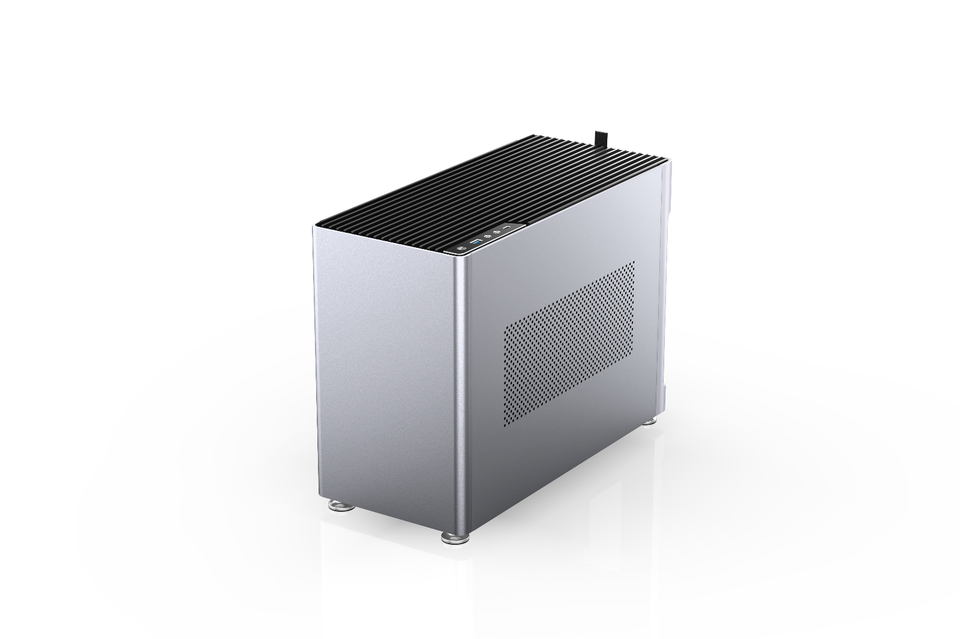 Jonsplus i100 Pro Mini-ITX Gaming Case, Unobtainium w/ Ventilated Metal ...