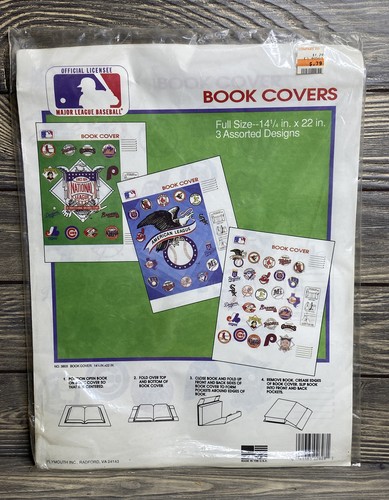 Vintage Major-League American National Baseball Book Covers 3 Assorted ...