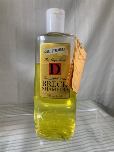 VTG Breck Shampoo Gold Formula For Dry Hair Discontinued Advertising ...