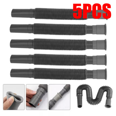 5 Pcs Collapsible Flexible Drainage Waste Water Pipes for Caravan ...