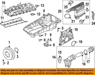 BMW OEM 20-25 M2,M3,M4,X3,X4 Engine Engine Parts-Filter Element ...
