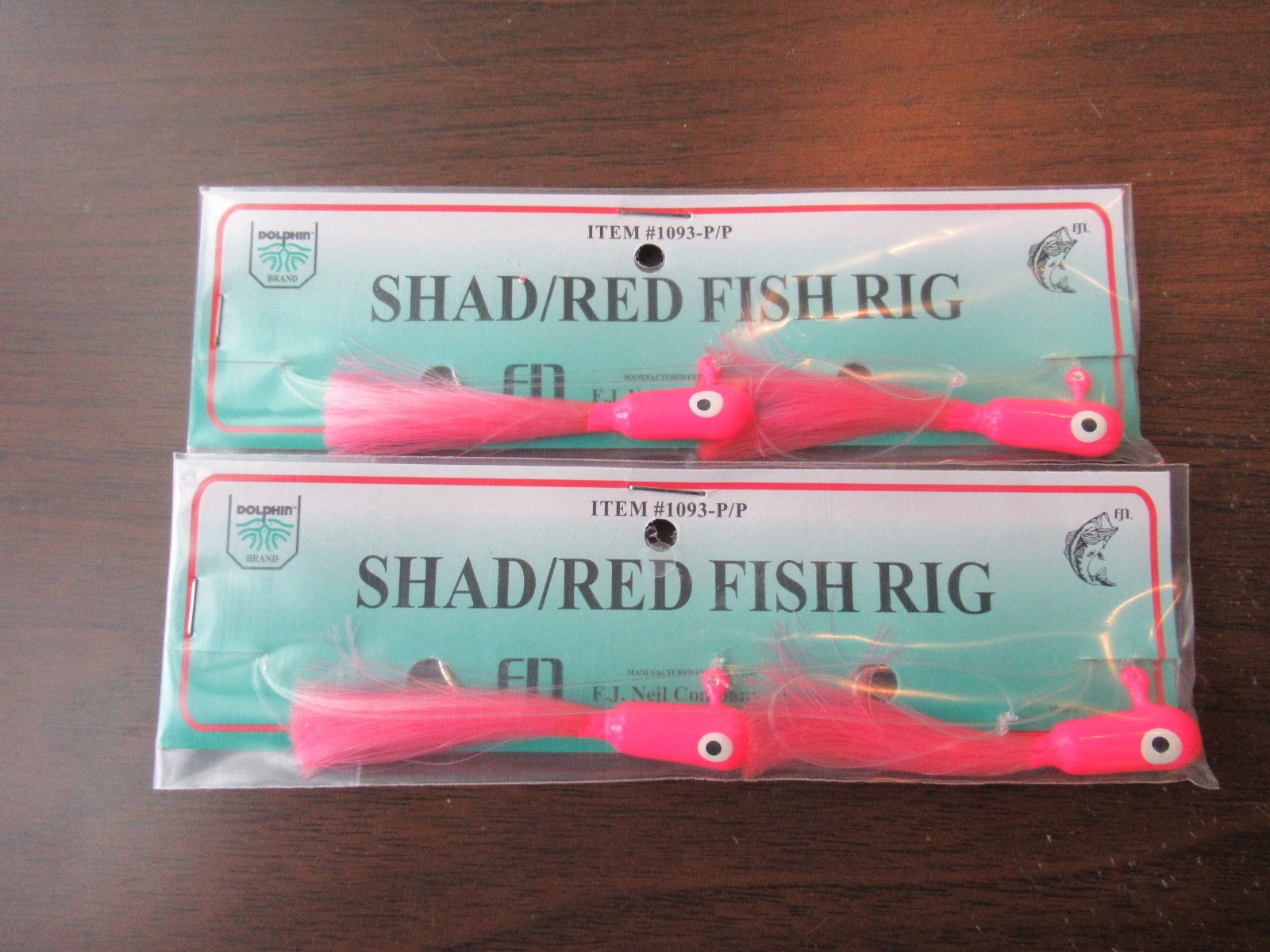 2 REDFISH RED DRUM CHANNEL SPOTTAIL BASS DOUBLE JIG RIG 1/4 OZ PINK ...
