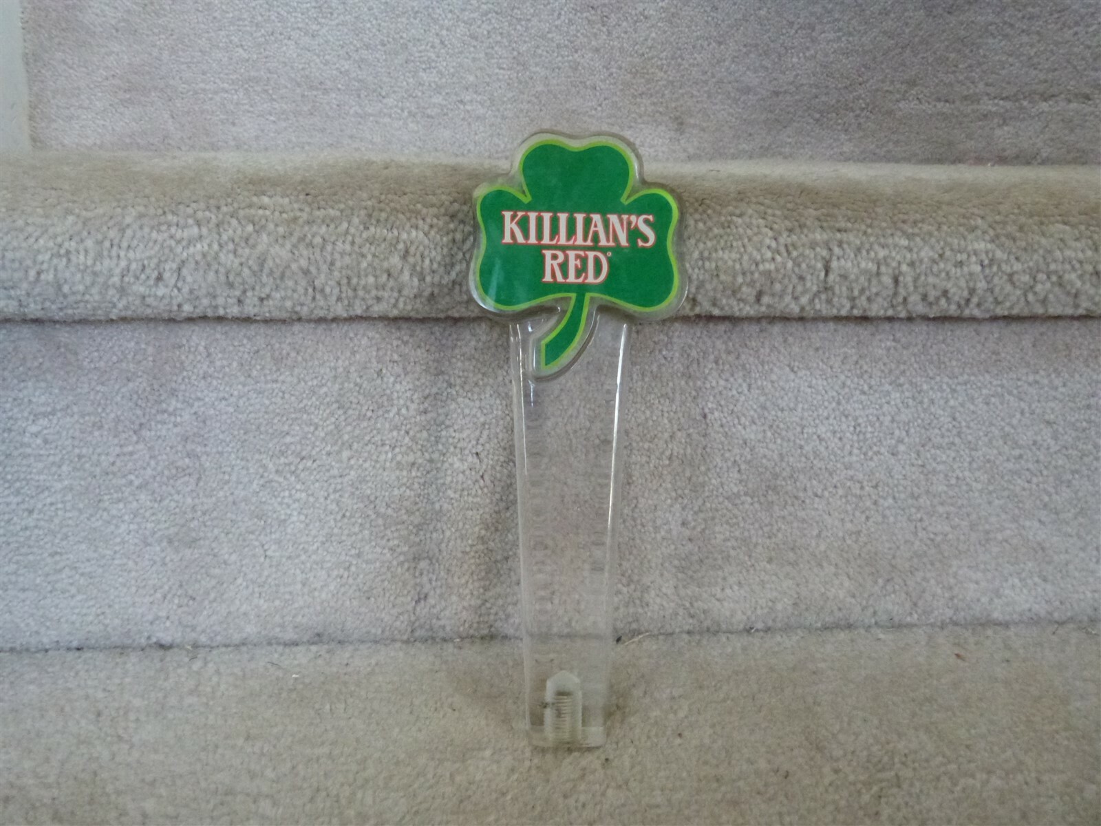 VINTAGE Draft Beer Keg Tap Topper Acrylic KILLIAN'S RED CLOVER ...