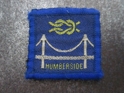 Humberside County District Cloth Patch Badge Boy Scouts Scouting (L11K ...