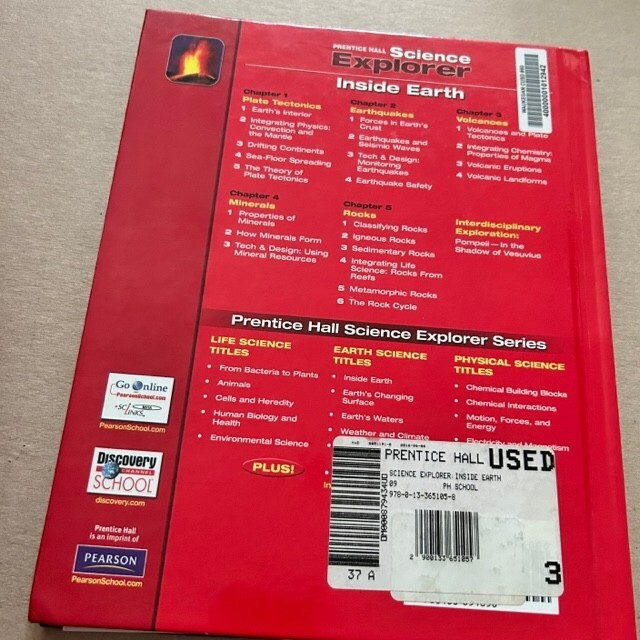 Prentice Hall Science Explorer Inside Earth | eBay