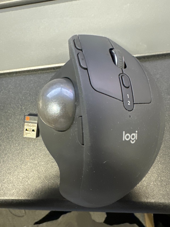 Logitech MX Ergo Plus Wireless Mouse GRAPHITE 97855133922| eBay
