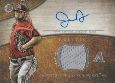 Jake Barrett 2014 Topps Bowman Inception auto autograph card AR-JBA | eBay
